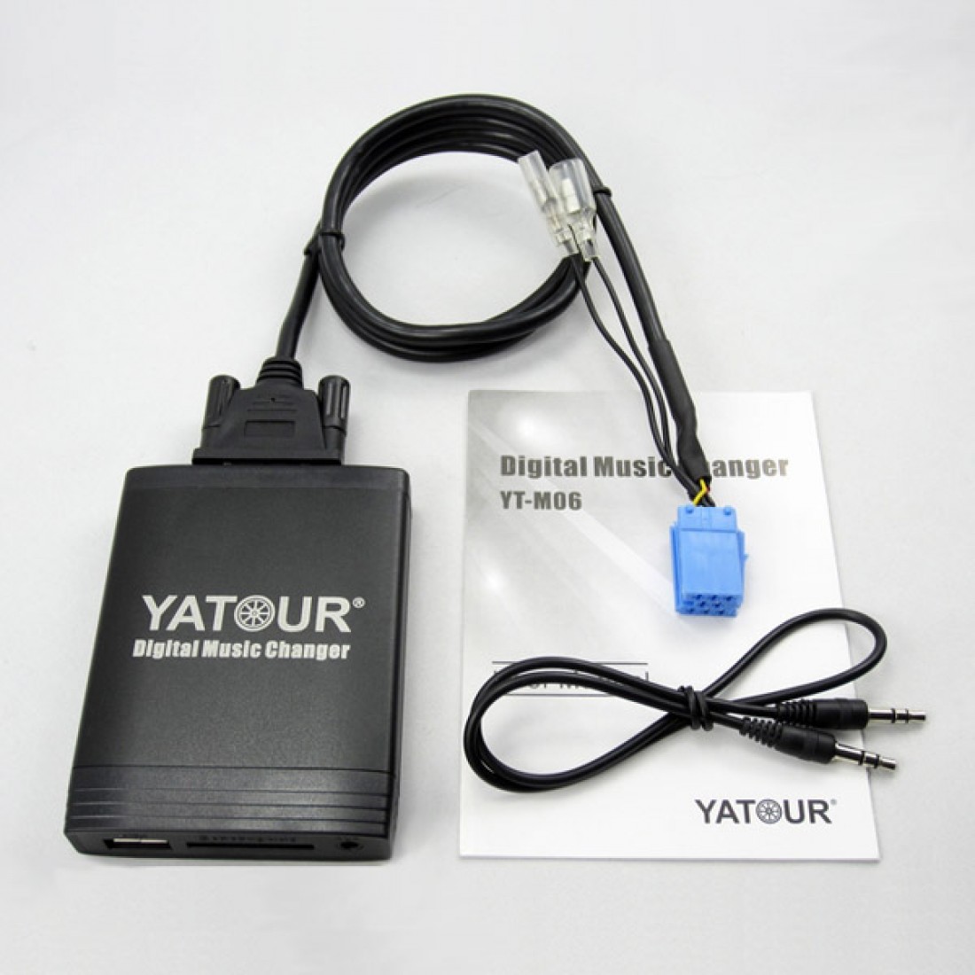 Yatour USB, SD, AUX ingang, MP3 interface / audio adapter voor FIAT autoradio's (YTM06-FA)