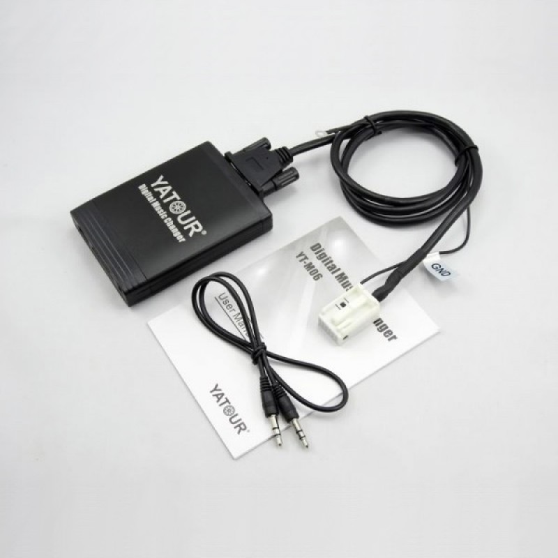 Yatour USB, SD, AUX Ingang, MP3 interface / audio adapter voor SEAT autoradio's (YTM06-VW12)