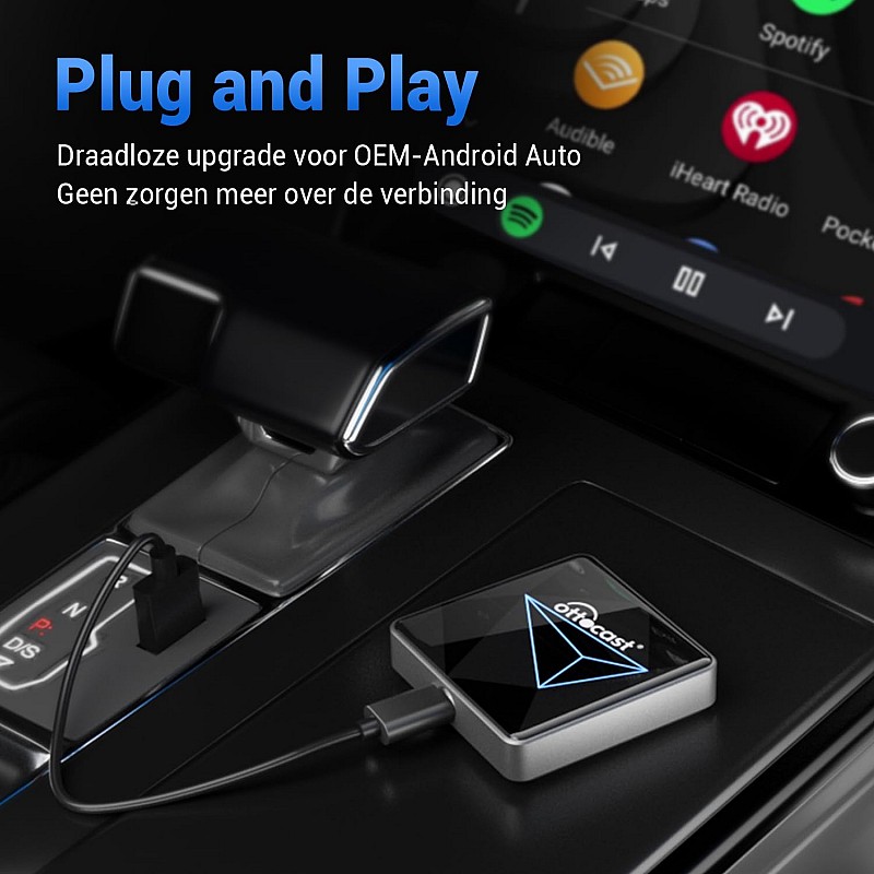 Ottocast A2AIR Pro wireless Android Auto adapter for smartphones with Android
