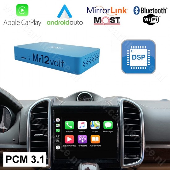 CarPlay & Android Auto / Mirrorlink Interface met DSP voor Porsche PCM 3.1 (MOST)