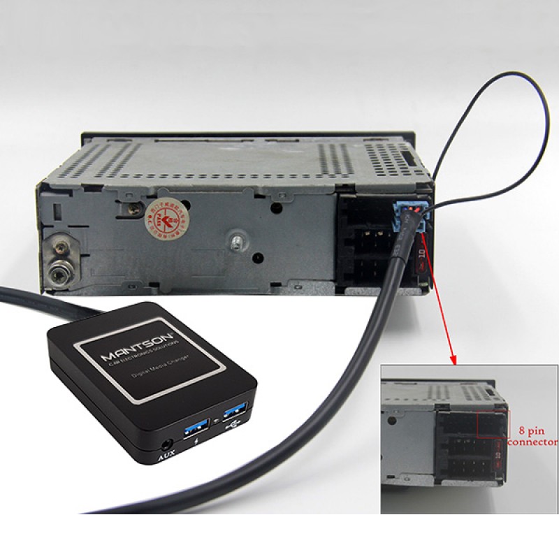 Bluetooth / USB / AUX interface / audio adapter voor Volkswagen / VW ...