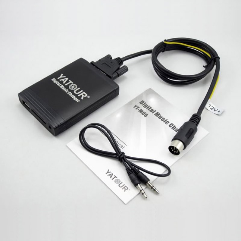 Yatour USB, SD, AUX Ingang, MP3 interface / audio adapter voor Volvo HU autoradio's (YTM06-VOLHU)