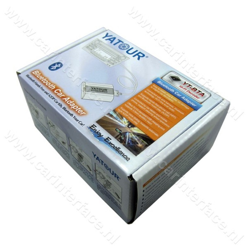 Yatour Bluetooth interface / audio adapter met AUX ingang voor SEAT autoradio's (YT-BTA-VW8)